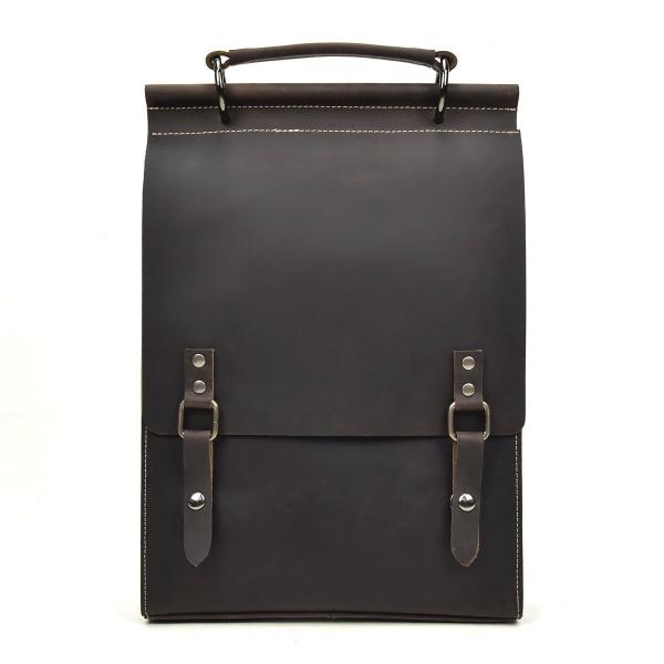 【ご購入後の当店からの連絡はご登録のメールアドレスに通知いたします。必ずご確認ください】【商品概要】【サイズ】横26*縦35*マチ12cm、 【重さ】：約1.2kg、 【色】：ダークブラウン【素材】イタリア輸入の高級牛革、密度が高くて、生き...