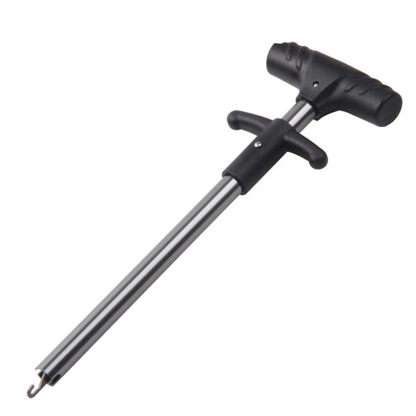 【ご購入後の当店からの連絡はご登録のメールアドレスに通知いたします。必ずご確認ください】【商品概要】【高耐久構造】：サビに強い素材採用のフックリリーサー。アルミ製細径ボディ、ステンレス製フックとプラスチック製T字グリップ【操作簡単】：滑り止...