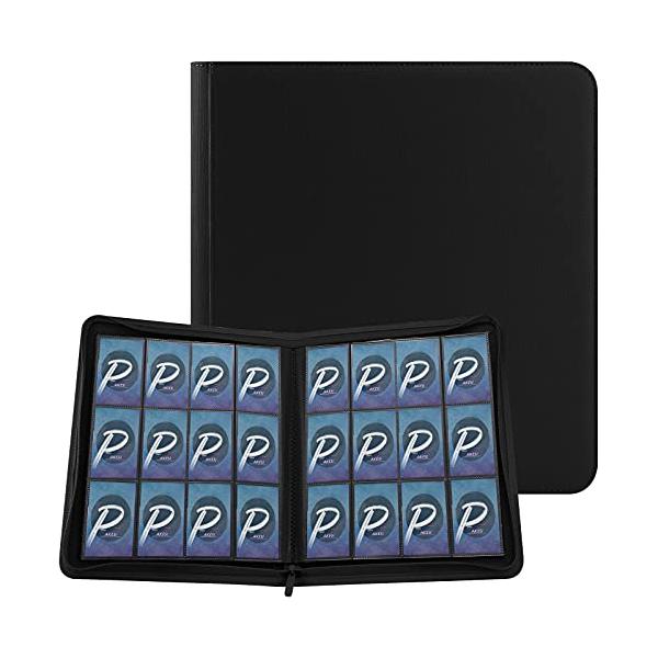 【ご購入後の当店からの連絡はご登録のメールアドレスに通知いたします。必ずご確認ください】【商品概要】「12ポケットカードファイル・480枚大容量収納」片面に12ポケットがあり、両面収納のデザインで１ページ24枚カードを一度に閲覧可能で、一冊...