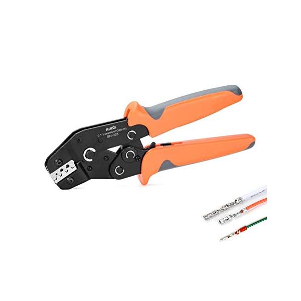 【ご購入後の当店からの連絡はご登録のメールアドレスに通知いたします。必ずご確認ください】【商品概要】全長：190mm；　重量：400g圧着能力：0.1?1.0mm2 (AWG28-18)用途：QIコネクタ、Molex CP等の被覆パレルが非...