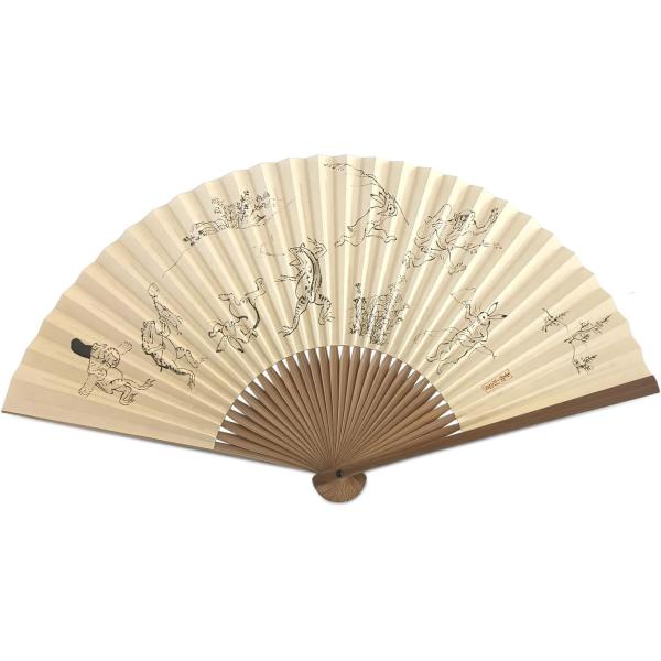 【ご購入後の当店からの連絡はご登録のメールアドレスに通知いたします。必ずご確認ください】【商品概要】サイズ　22.7cm（7寸5分）仕様　和紙 骨30間 仕立：宮脇賣扇庵 化粧箱入印刷方法　玻璃彩版（コロタイプ多色刷）コロタイプでは連続階調...