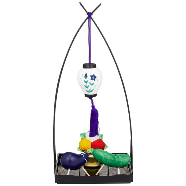 【ご購入後の当店からの連絡はご登録のメールアドレスに通知いたします。必ずご確認ください】【商品概要】サイズ:<精霊馬>約奥12.0×幅12.5×高27.5cm キュウリ/約奥4.0×幅6.8×高4.0cm(17g) ナス/約奥4...