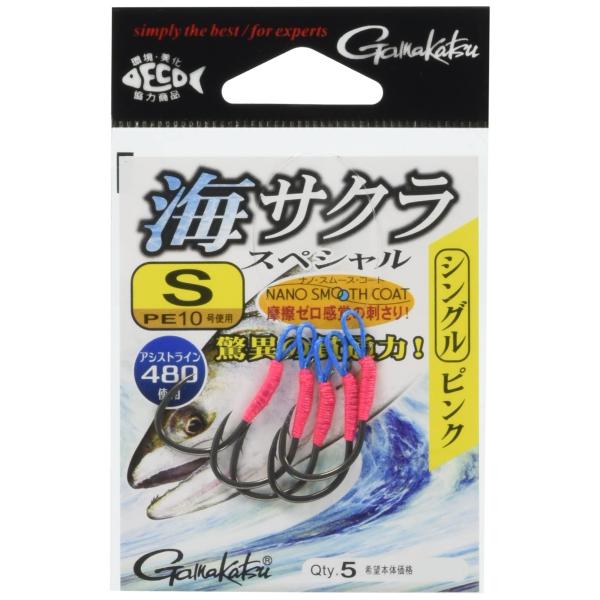 【ご購入後の当店からの連絡はご登録のメールアドレスに通知いたします。必ずご確認ください】【商品概要】サイズ:S入数:5【商品説明】説明がまかつオリジナルのアシストライン「アシスト480」を使用し、 表層から水深があるポイントまで、ルアーをよ...