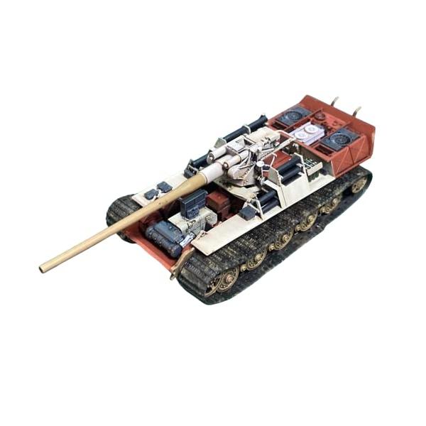 【ご購入後の当店からの連絡はご登録のメールアドレスに通知いたします。必ずご確認ください】【商品概要】1/72スケールのWW2ドイツ軍戦闘車両 ヤークトタイガー（ヘンシェルタイプ）のフルインテリアキットです。塗装済画像は塗装例です。実際の商品...