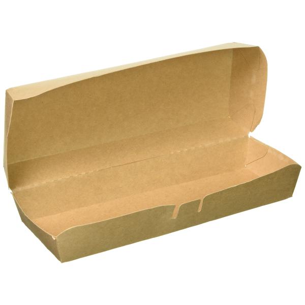 【ご購入後の当店からの連絡はご登録のメールアドレスに通知いたします。必ずご確認ください】【商品概要】【耐油加工 テイクアウト クラフト容器 型崩れしにくい厚紙を使用】ホットドッグBOX 20枚入サイズ(フタを閉めた時):底19cm×6cm×...