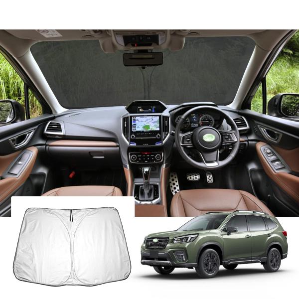 【ご購入後の当店からの連絡はご登録のメールアドレスに通知いたします。必ずご確認ください】【商品概要】【対応車種】スバル・フォレスター SK5/SK9/SKE型 5代目 2018年モデル~現行【材質・構造】高密度アルミメッキ反射層・ポリウレタ...