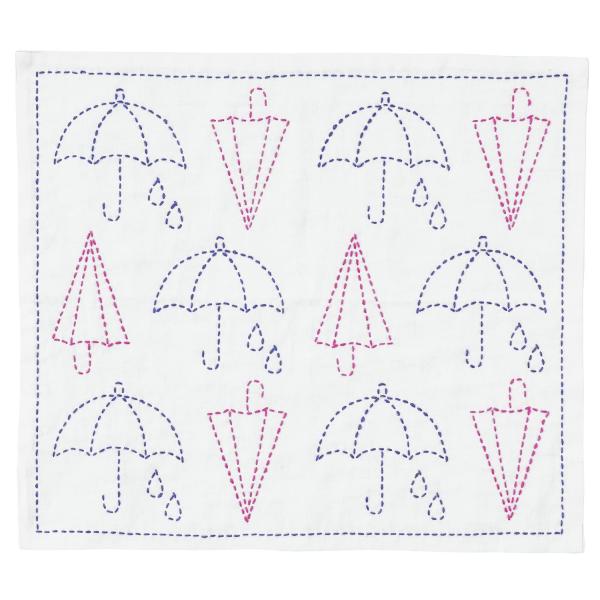 【ご購入後の当店からの連絡はご登録のメールアドレスに通知いたします。必ずご確認ください】【商品概要】図案に沿って刺すだけ！かんたんキット水で消える図案プリント済み【出来上がりサイズ】約縦30cm×横34cm【素材】刺し子布：綿100% 刺し...