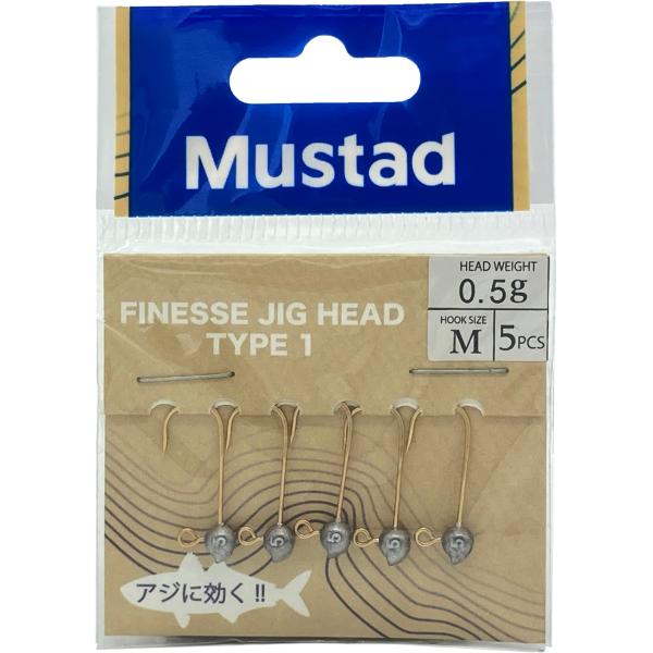 【ご購入後の当店からの連絡はご登録のメールアドレスに通知いたします。必ずご確認ください】【商品概要】ヘッドウェイト(g)：0.5フックサイズ：M入数(本)：5【商品説明】【商品詳細】ブランド：マスタッド(Mustad)商品種別：スポーツ＆ア...
