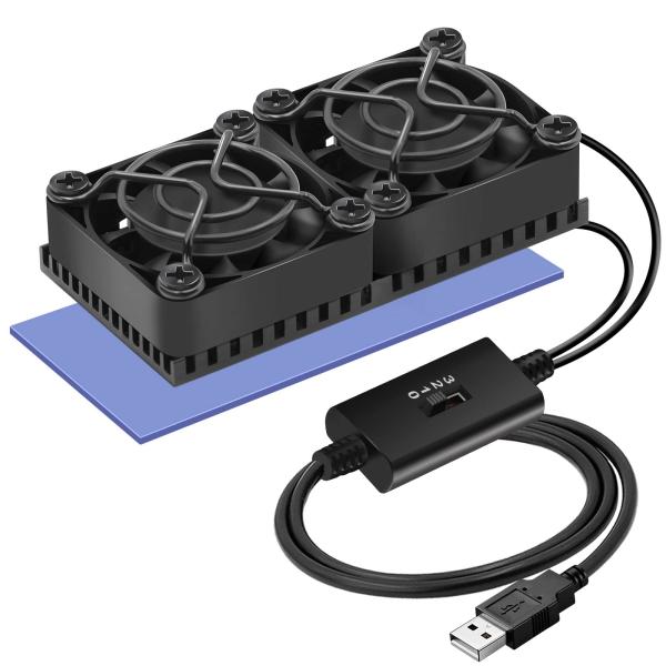 【ご購入後の当店からの連絡はご登録のメールアドレスに通知いたします。必ずご確認ください】【商品概要】4cm USBファンが搭載されており、通常のヒートシンクより更なる放熱効果を得ており、熱暴走対策に最適です。また、USB冷却ファンが三段階風...