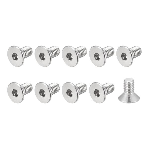 【ご購入後の当店からの連絡はご登録のメールアドレスに通知いたします。必ずご確認ください】【商品概要】[1]: 適用 - 六角穴付き皿頭ネジは、屋内外での使用に適しており、機械のメンテナンス、家具の組み立てのメンテナンス、DIYで一般的に使用...