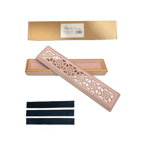 【ご購入後の当店からの連絡はご登録のメールアドレスに通知いたします。必ずご確認ください】【商品概要】?【ふた付きで安全な設計】灰が飛び散らないふた付き陶器製のお香立てです。 ペットと暮らしている方や小さなお子様がいて走って風が起きてもやけど...