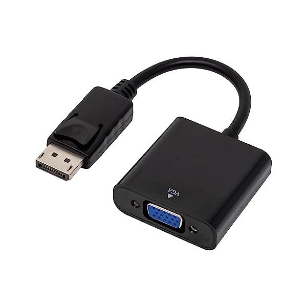 【ご購入後の当店からの連絡はご登録のメールアドレスに通知いたします。必ずご確認ください】【商品概要】最大解像度: 1920×1080／60Hzパソコン側: DisplayPort オスディスプレイ側: VGA メス (ミニD-Sub15ピン...