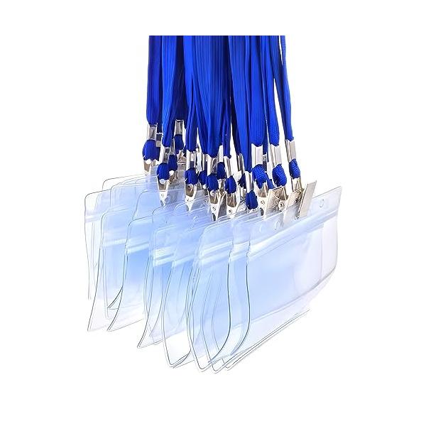 【ご購入後の当店からの連絡はご登録のメールアドレスに通知いたします。必ずご確認ください】【商品概要】透明IDカードホルダーはパーティーや展示会、イベント、研修、会議、社員証入れなど大量に必要になることも多いため、業務用の名札入れ5枚のセット...