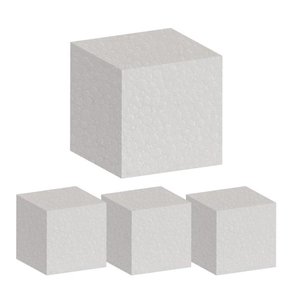 【ご購入後の当店からの連絡はご登録のメールアドレスに通知いたします。必ずご確認ください】【商品概要】?【サイズ・個数】10cm×10cm×10cm 、4個セット?【素材】軽くて加工、持ち運び、飾りやすい発泡スチロール素材?【用途】梱包材、模...