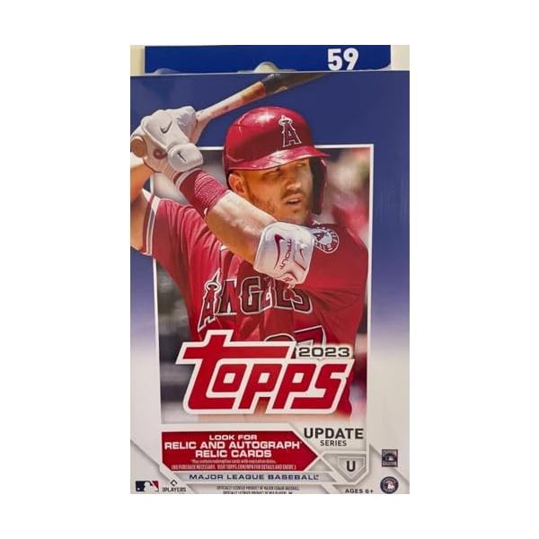 【ご購入後の当店からの連絡はご登録のメールアドレスに通知いたします。必ずご確認ください】【商品概要】これは工場で密封された2023 Topps UPDATEシリーズ MLB Baseball 59 カードハンガーです。密封されたセロ1パック...