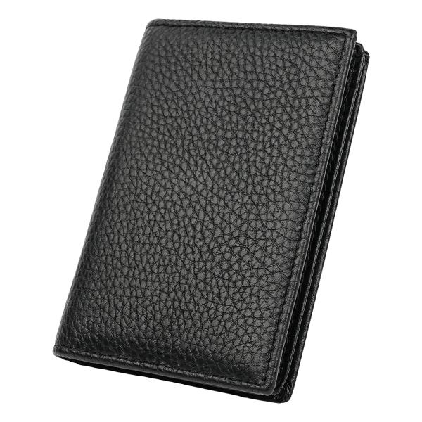 【ご購入後の当店からの連絡はご登録のメールアドレスに通知いたします。必ずご確認ください】【商品概要】【商品詳細】素材：牛革　◆カラー：ブラック ◆サイズ：約11cm×約7.cm×約2cm　◆仕様：ポケット×5　◆容量：名刺50枚収納可【素材...