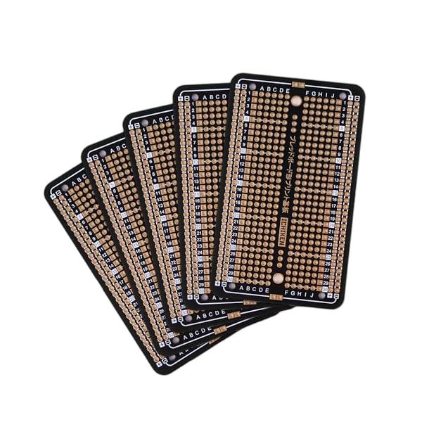 【ご購入後の当店からの連絡はご登録のメールアドレスに通知いたします。必ずご確認ください】【商品概要】ブレッドボード基板と同じ形状をしています。 回路の組み立てや試作段階でのプロジェクトに最適です。衝撃に弱いブレッドボードと違い、 本品はハン...