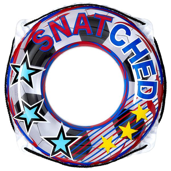 【ご購入後の当店からの連絡はご登録のメールアドレスに通知いたします。必ずご確認ください】【商品概要】対象年齢：3歳以上サイズ：60cmロープ付きかんたん空気栓装着商品対象年齢4歳〜8歳くらいのお子様に最適！。膨らんだ状態のウキワの内周は約8...