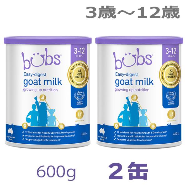 Bubs Goat（バブズ ゴート）ジュニアサポートミルクは、オーストラリアの自然豊かな環境で育てられたヤギのミルクを使用した成長期向けのミルクドリンクです。ヤギミルクは、A2型βカゼインを主体としたたんぱく質構成や、脂肪球が自然に細かい構...