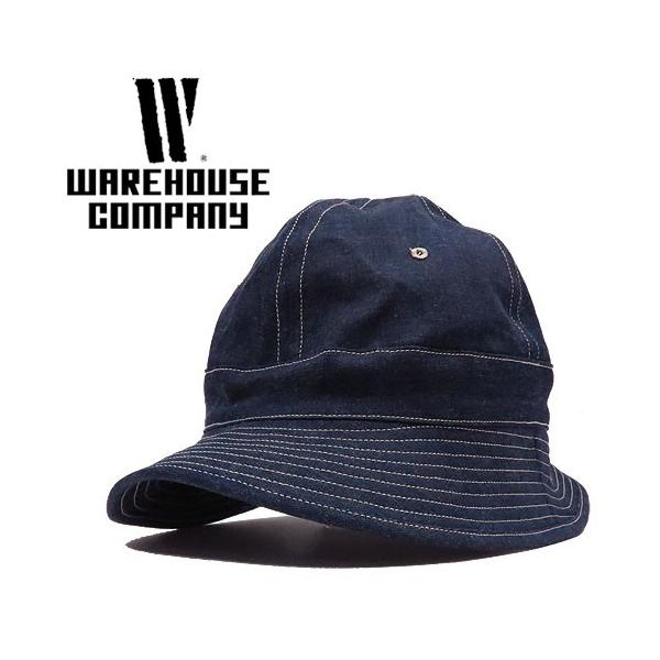 商品番号：”wh5200”緯糸がグレーで独特の青みのデニムを使用したアーミーハットです。旧式のミシンを使い、ビンテージと同じ穴かがり「菊孔」を付けています。 ツバはやや長めになっているため、すっきりと被れる帽子に仕上がっています。ありそうで...