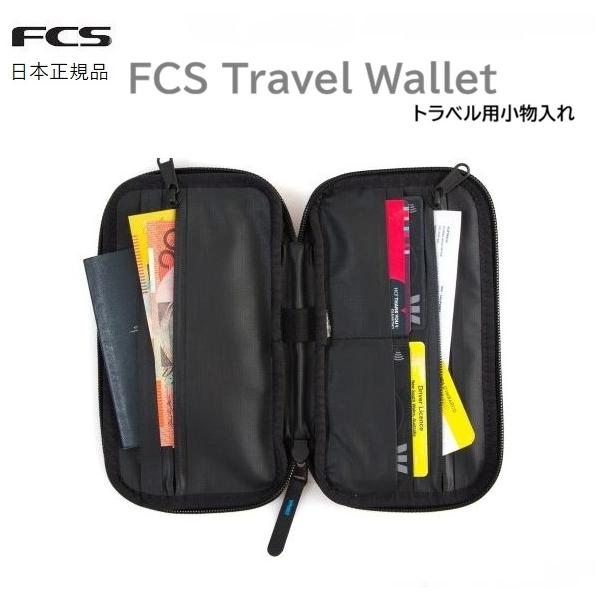 2026年に1月以降にFCS日本正規メーカーより入荷した正規品です。FCS TRAVEL WALLETサイズ 横 約12cm x 縦 約21cm（閉じたときのアバウトな数値です）〇450Drリップストップポリ素材は水や摩擦に強いPU加工が施...