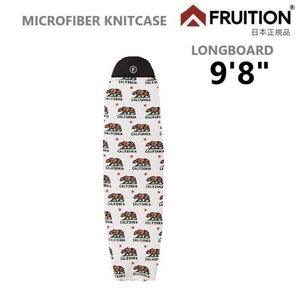 FRUITION マイクロファイバー ボードケースカラー F-CAL NEWWAVE（ベアー柄）★全体がマイクロファイバー素材を使っているため、濡れたボードを入れても非常に乾くのが早いのが特徴。★生地も滑らかで肌触りもGOOD!★ノーズ部分...