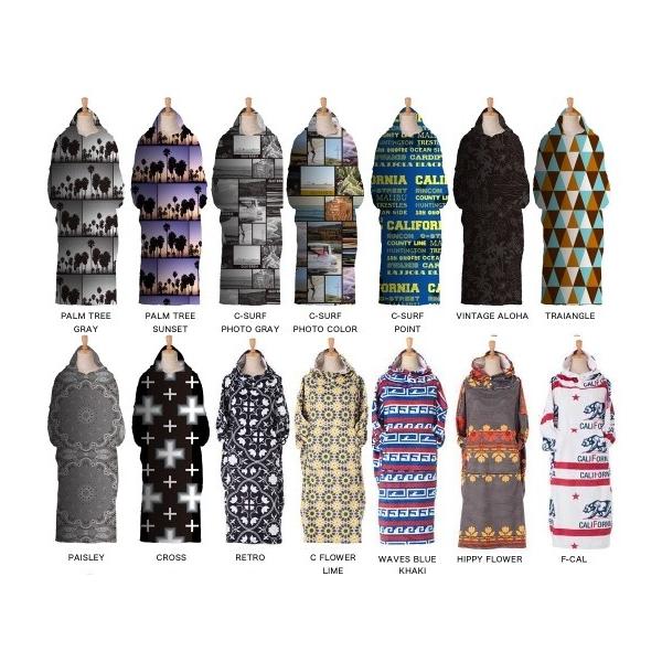 FRUITION マイクロファイバーポンチョ★海などでの着替えに大変便利な袖付きおきがえポンチョです！★マイクロファイバー仕上げのため吸水性、速乾性に優れています！★起毛仕上げとなっているためとても優しい肌触りとなっています！★サイドにボタ...