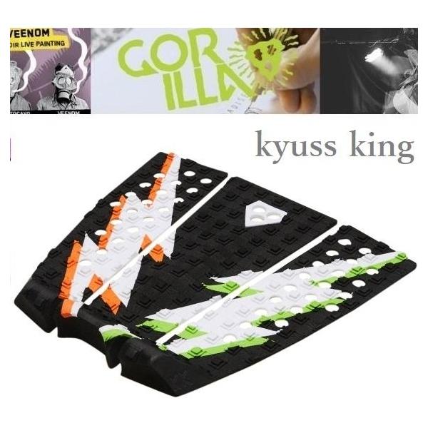 Gorilla Grip KYUSS WHITE BOLTSGORILLA GRIP日本正規メーカーより入荷の商品です。★3ピース　（全長　約30cmｘ  最大幅　約29cm）センターアーチｘMed/High テールキック(1)パッケージを...