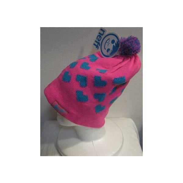 NEFF ネフ ビーニー <Color> Pink  <Size> ワンサイズ※店頭商品で旧モデルの為、若干の汚れやほつれがある場合がありますが、低価格の為、返品不可を御了承の方のみご購入ください。※画像と商品の色が...