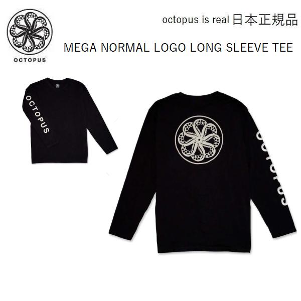 OCTOPUS MEGA NORMAL LOGO LONG SLEEVE TE※OCTOPUS日本正規メーカーより仕入れた商品です<color> BLACK<SIZE>　S,M,L平置き採寸（非常にアバウトなサイズで...