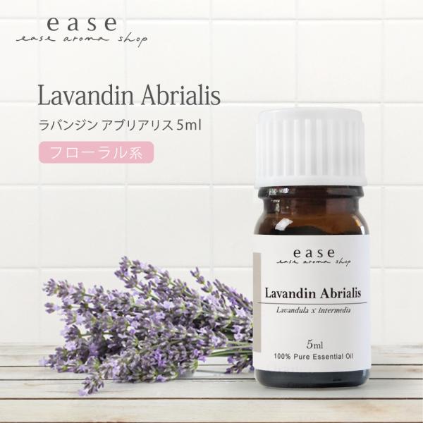 ★アロマオイル 精油 エッセンシャルオイル　ラバンジン アブリアリス　5ml★[AEAJ表示基準適合認定精油]【学　名】 Lavandula x intermedia  【科　名】 シソ科【原産地】 フランス 【抽出部】 花穂【抽出方法】 ...