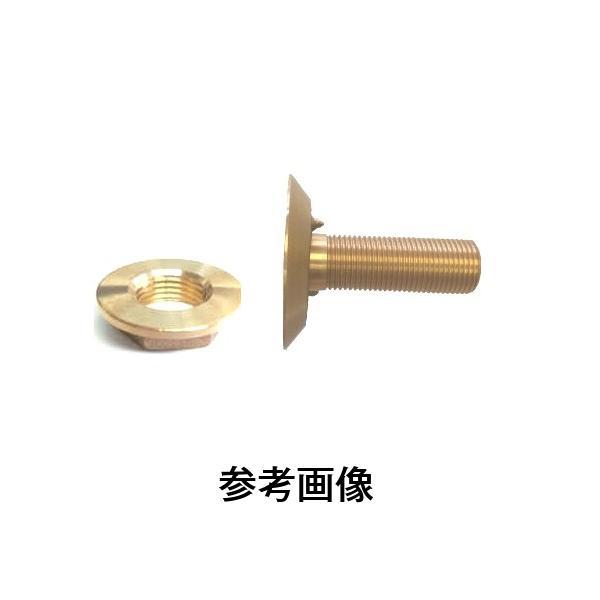材質：黄銅サイズ：Ｌ＝71　Ｄ＝Φ62　ｄ１：φ19 d2=Φ22　ＰＴ＝3/4” PT 3/4 フラット 90604-80271 ナット品番：90604-90214