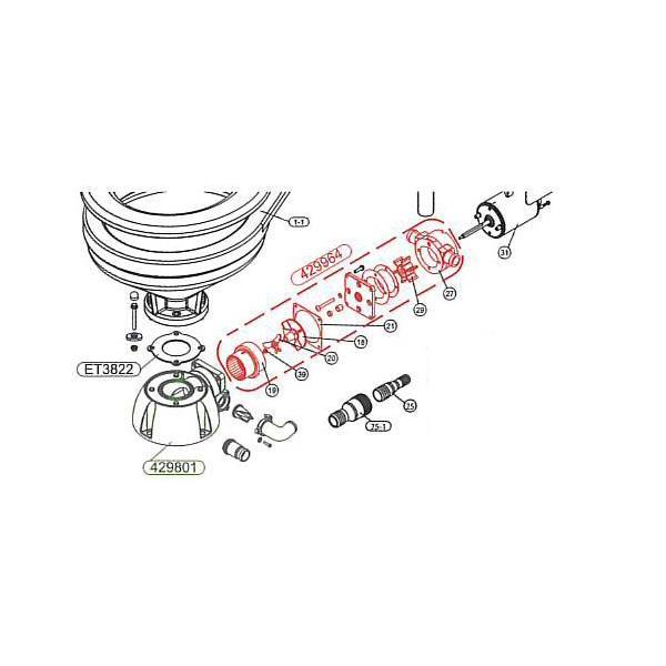 メーカーより直送のため、代引き不可とさせていただいております。また、他の商品と同送不可になります。TMC社製【特長】ＮＥＷ　インペラーキットＴＭＣ電動マリントイレ用
