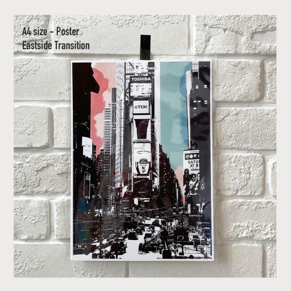 A4サイズのプリントアートポスターマスキングテープなどで簡単に飾れるように、OPP袋に入れてお届けいたします。リビングのインテリアや、玄関・トイレ・階段などの狭い場所のワンポイントに、アートを飾ってみてはいかがでしょうか。種類：グラフィック...