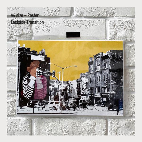 A4サイズのプリントアートポスターマスキングテープなどで簡単に飾れるように、OPP袋に入れてお届けいたします。リビングのインテリアや、玄関・トイレ・階段などの狭い場所のワンポイントに、アートを飾ってみてはいかがでしょうか。種類：グラフィック...