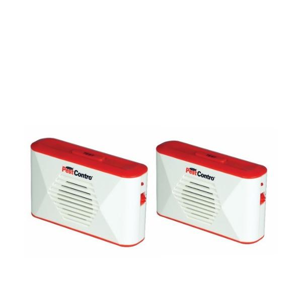 アメリカで大人気乾電池式ねずみ駆除機ペストコントロ PR23モデル お徳用2台セットです。PESTCONTRO、 ペストコントロは電池式（単３乾電池3本）で軽く、携帯に大変便利です。電気コードのない場所などお好きな場所にお使いいただけます。...