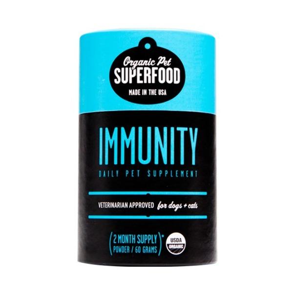 ボールダーオーガニックス社のスーパーフード　IMMUNITY  60g 約2ヶ月分入りです。アメリカUSDA農業省に認定された強力なオーガニックきのこのブレンドを中心に、犬や猫の全体的な健康（ホリスティック）な健康をサポートします。癌や大病...