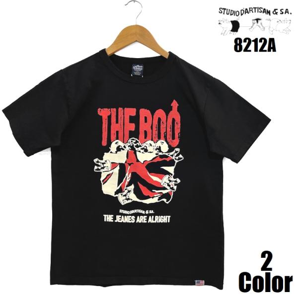 ■ＳＰＥＣＳブランド：STUDIO D'ARTISAN ステュディオ・ダ・ルチザン商品名：'THE BOO'プリントＴシャツ商品番号：8212A取扱サイズ：S (36)　M (38)　L (40)　XL (42)カラー：Black Whit...