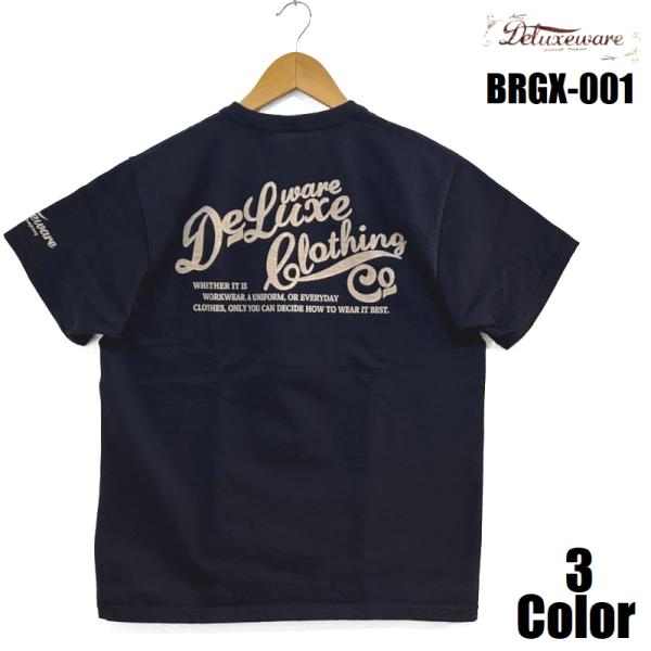 ■ＳＰＥＣＳブランド：DELUXEWARE デラックスウエア商品名：'DELUXEWARE'ロゴプリントＴシャツ商品番号：BRGX-001取扱サイズ：S (36)　M (38)　L (40)　XL (42)カラー：DopeNavy Whit...