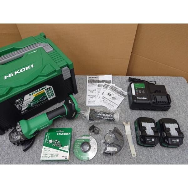 【未使用品】 DIY ディスクグラインダー アグレッシブグリーン HiKOKI