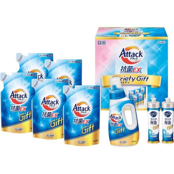 ぎゅうぎゅうつめこみ洗いでも強力洗浄の液体のアタックとキュキュットが入ったセット。■商品内容●アタック抗菌EX本体(750g)×1、アタック抗菌EX詰替用(590g)×5、キュキュットクリア除菌本体(220ml)×2■注意事項お届け日時のご...