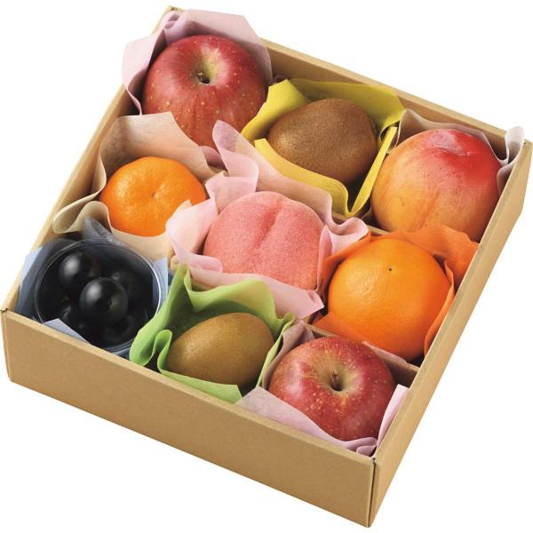 夏のフルーツの8種類の詰合せです。いろんな味をお楽しみいただけます。■商品内容●桃(国産)×1、りんご(青森県または秋田県または岩手県産)×2、ピオーネまたは巨峰(山梨県または長野県または岡山県または広島県産)50g、ハウスみかん(愛知県ま...