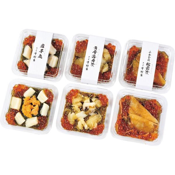大いなる海の恵みを食べやすく、手軽な食卓のお供として。昆布醤油漬・めかぶ醤油漬・松前漬昆布の、ことなる3種の海鮮漬を、いくら・ほたて・うに・あわび・ふかひれといった具材で華やかにいろどっています。昆布醤油漬、めかぶ醤油漬、松前漬の三種のベー...
