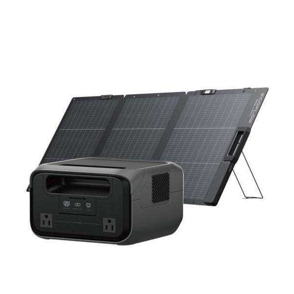 ■4895251627856　EcoFlow RIVER 3 Plus 290 容量286Wh EFRIVER3Plus-JP-CBOX ポータブル電源と　4895251649841　EcoFlow 160W Lightweight Por...