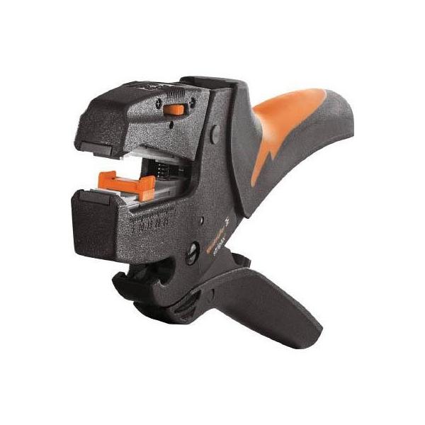 ■電線サイズの調整不要で縦に配列された独自のスライドする自動調整刃は、芯線の丸みに合わせてスライドし、芯線にダメージを与えることなくストリップ可能です。■ストリップした被覆を電線の先端に残す中間ストリップも可能です。 ■グリップ・カバーを取...