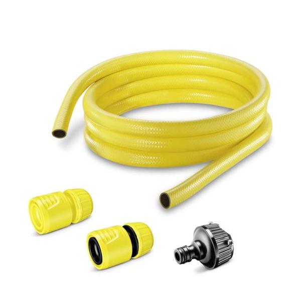 ■高圧洗浄機用の水道ホースセットです。ケルヒャー 家庭用高圧洗浄機をご自宅ですぐにご使用できるセットです。高圧洗浄機への接続もワンタッチで簡単です。