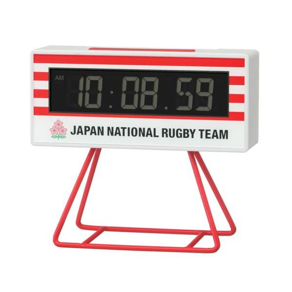 【発売日：2023年07月21日】■ラグビー日本代表オフィシャルライセンス商品■ラグビー日本代表を象徴するストライプに桜のエンブレムをデザインした特別仕様のデジタル時計■お部屋のインテリアとして、デスクを飾る一品として今、ギフトにもおすすめ...