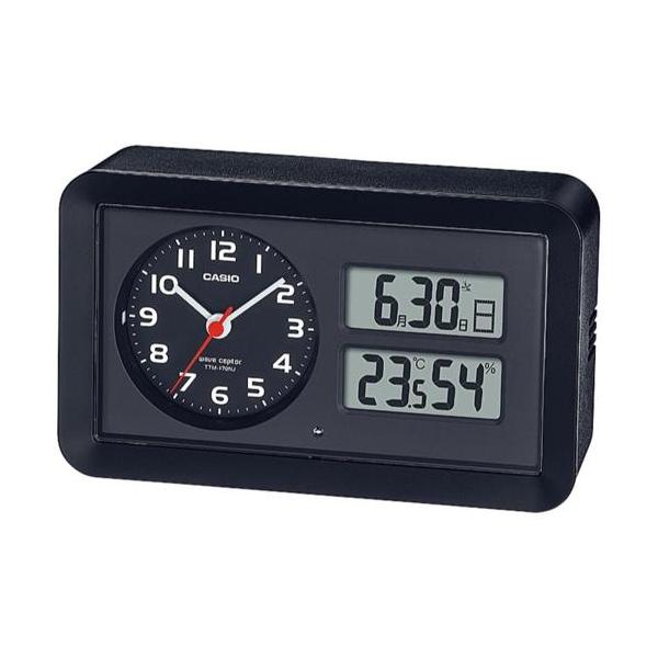【発売日：2022年10月28日】■シンプルデザインで置き場所を選ばず、便利な機能を搭載した電波目覚まし時計■アラームをセットするとライトが点灯し続け、暗所でも時刻が見やすい夜見えライト機能付き■明暗判定センサーにより秒針が停止する機能も備...