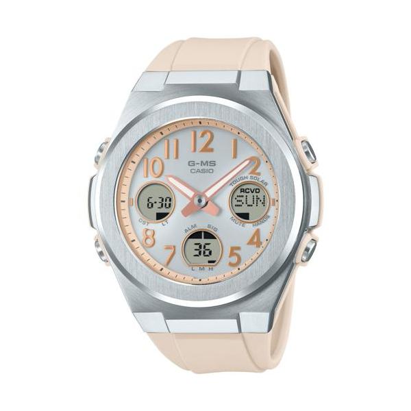 【発売日：2024年05月24日】■アクティブで洗練された女性に向けたBABY-G G-MS。■春らしい草木や花をイメージしたカラーリングのデジタル・アナログコンビネーションモデルです。さわやかながら落ち着きのある色調が、カジュアルファッシ...