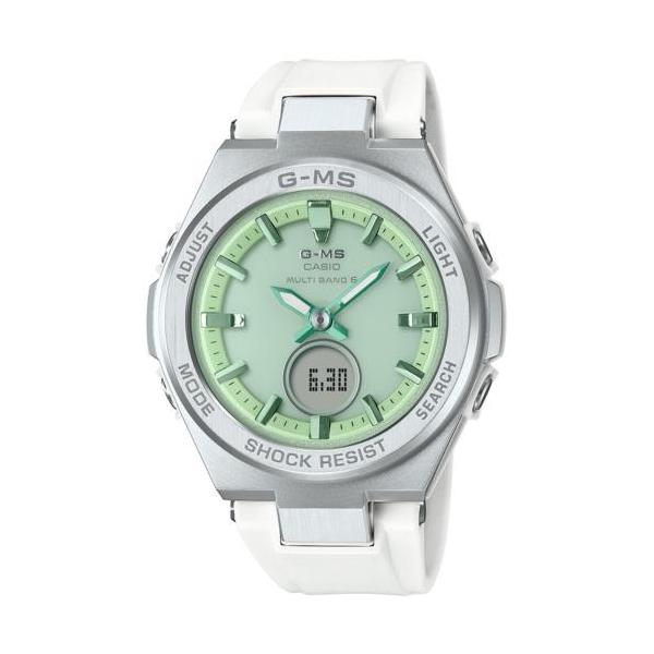 【発売日：2024年05月24日】■アクティブで洗練された女性に向けたBABY-G G-MS。■春らしい草木や花をイメージしたカラーリングのデジタル・アナログコンビネーションモデルです。さわやかながら落ち着きのある色調が、カジュアルファッシ...